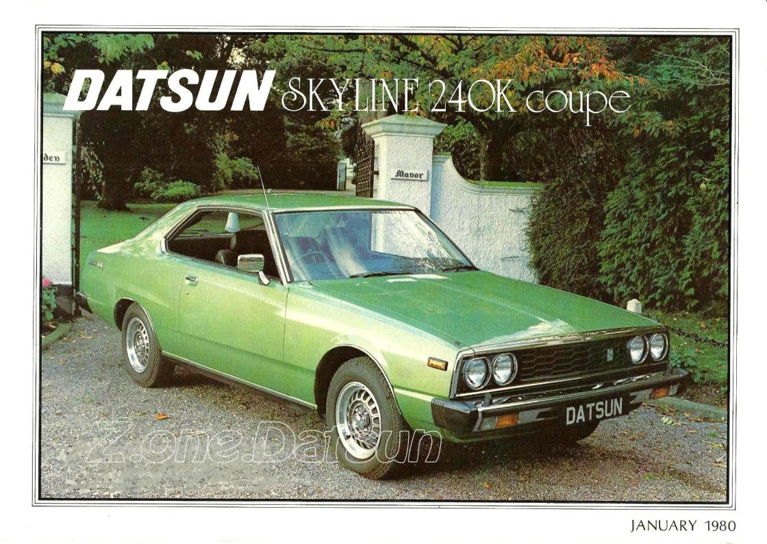 SKYLINE DATSUN – C110 ET C 210 (240K) – Z.ONE – ZONE DATSUN.FR