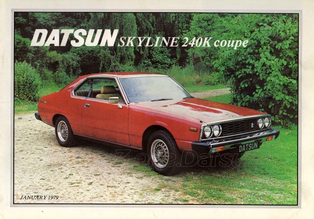 SKYLINE DATSUN – C110 ET C 210 (240K) – Z.ONE – ZONE DATSUN.FR