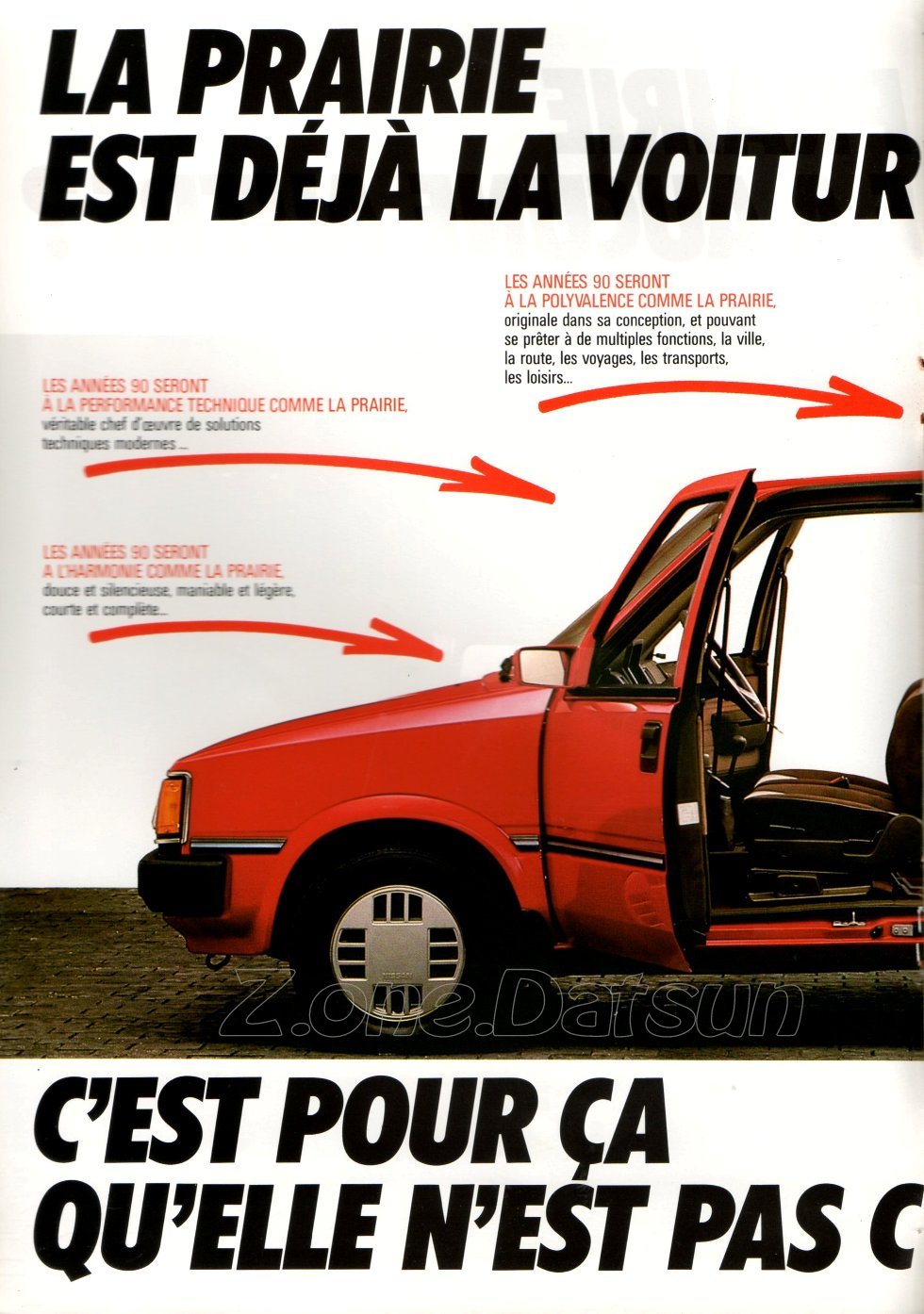 PRAIRIE – Z.ONE – ZONE DATSUN.FR