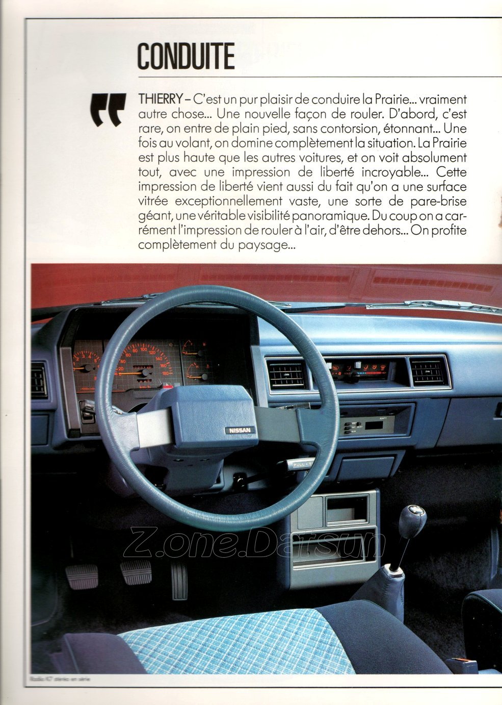 PRAIRIE – Z.ONE – ZONE DATSUN.FR