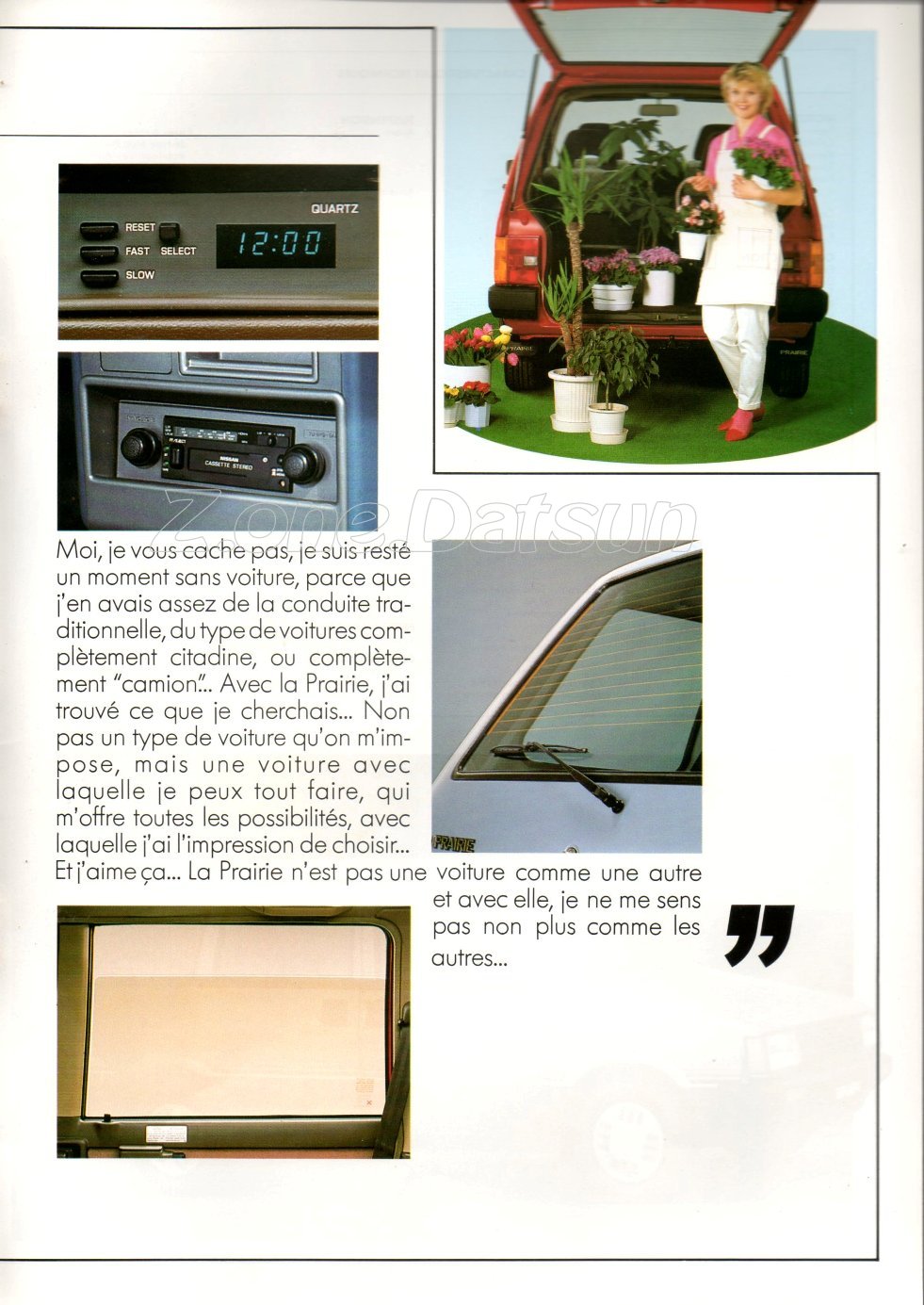 PRAIRIE – Z.ONE – ZONE DATSUN.FR