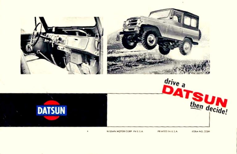 PATROL TYPE 4W60 ET TYPE 60 – Z.ONE – ZONE DATSUN.FR