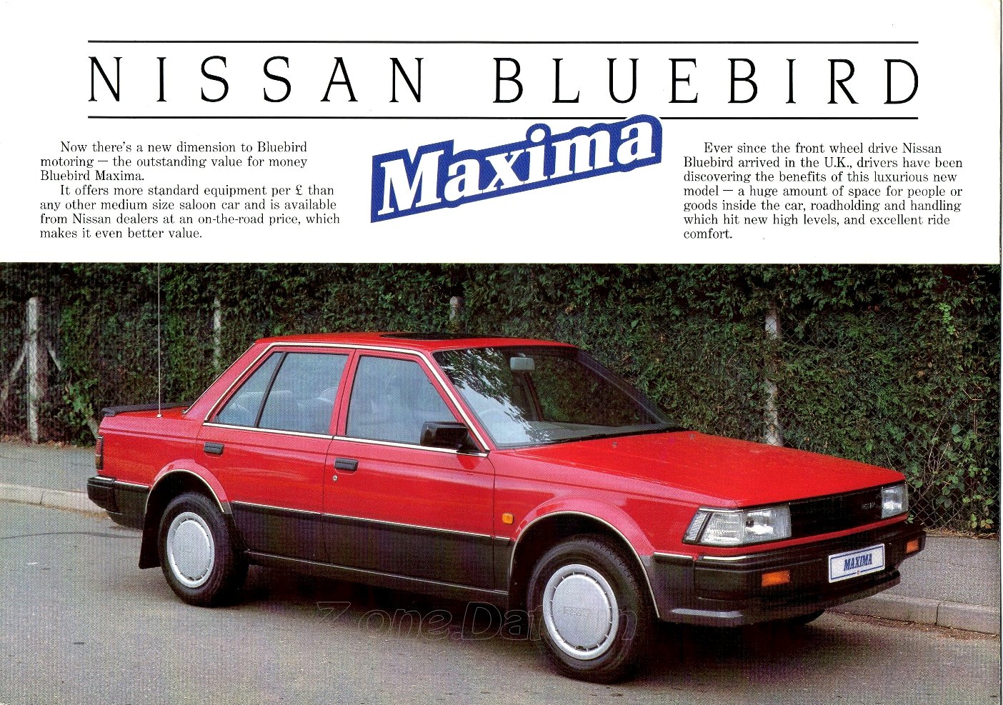 NISSAN BLUEBIRD TYPE U11/ U12/ U13/ U14/ T12/ T72 – Z.ONE – ZONE DATSUN.FR