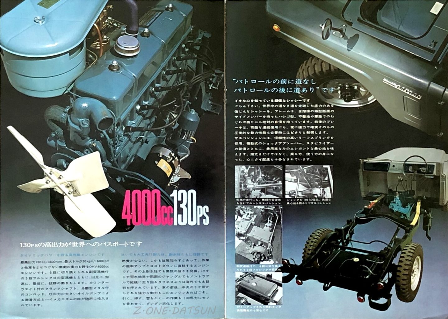 PATROL TYPE 4W60 ET TYPE 60 – Z.ONE – ZONE DATSUN.FR